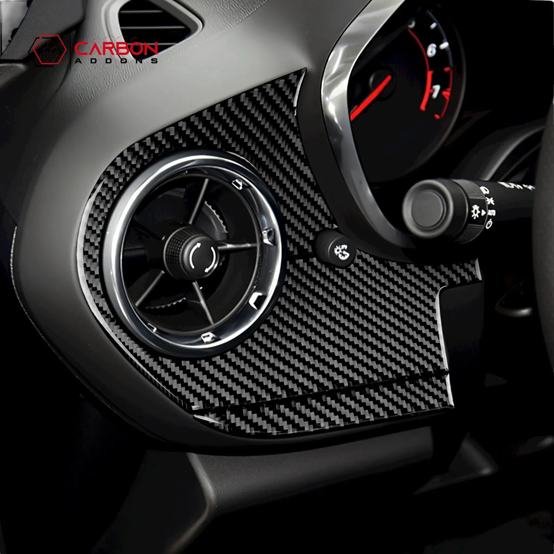 2016-2024 Chevy Camaro Real Carbon Fiber Driver Side Dash Overlay ...