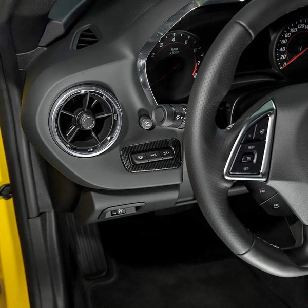 2016-2024 Camaro Real Carbon Fiber Heads Up Display HUD Button Control ...