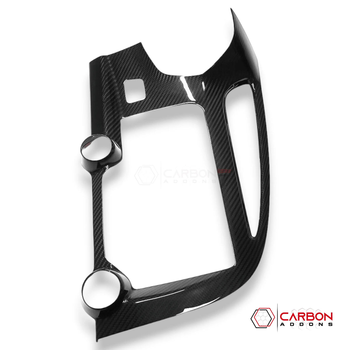 C7 Corvette 2014-2019 Carbon Fiber Multimedia Dash Trim Cover Carbon ...