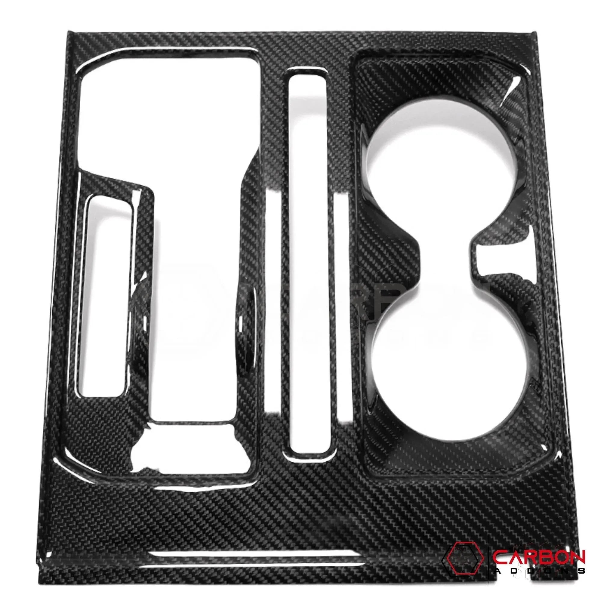 F150 2021-Up Center Console Hard Carbon Fiber Cover Carbon Fiber Parts ...