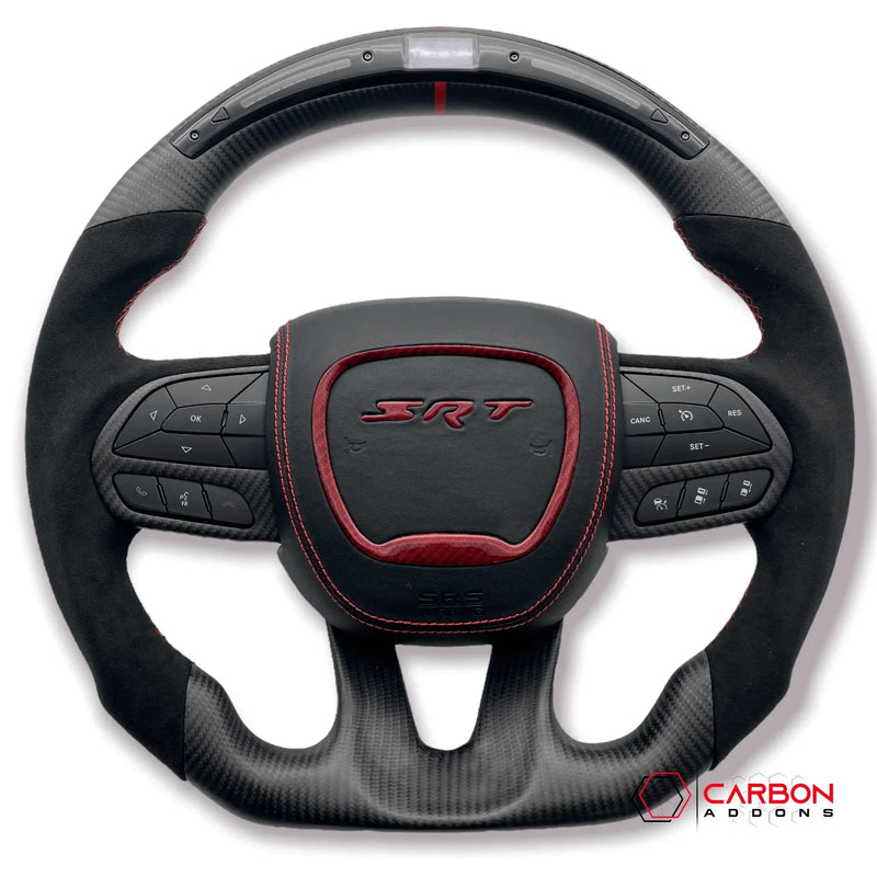 Custom Carbon Fiber Steering Wheel | 2015+ Dodge Charger Challenger ...
