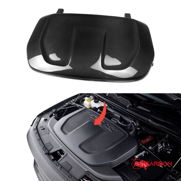 2021+ RAM TRX Real Carbon Engine Bay Replacement Trim Carbon Fiber ...