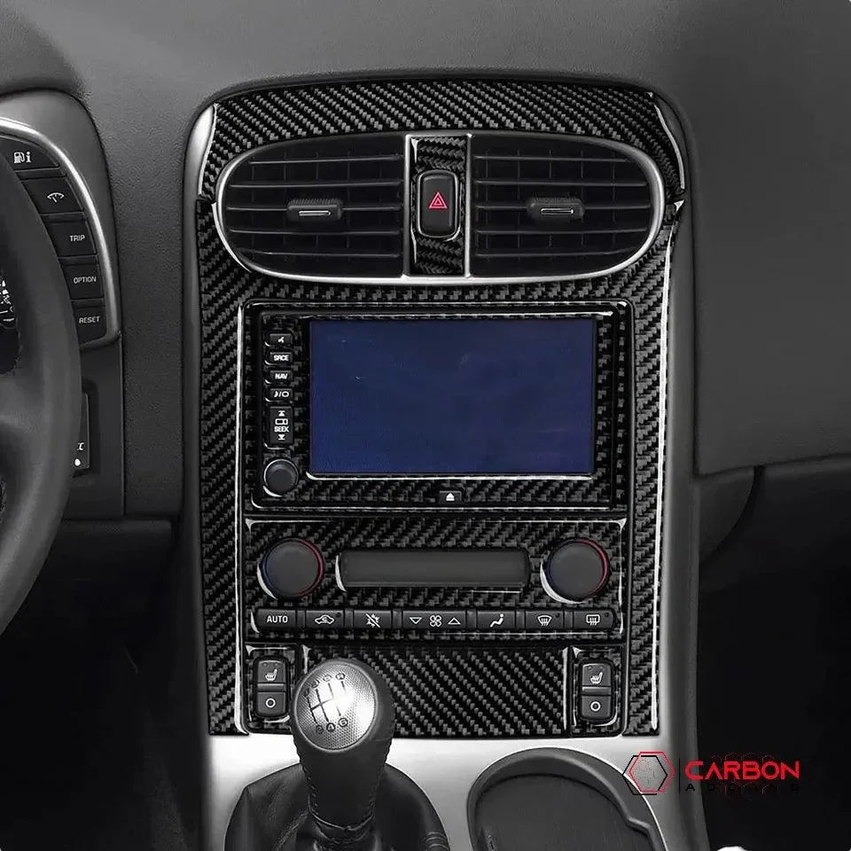 Real Carbon Fiber Navigation Panel Overlay for C6 2005-2013 Corvette